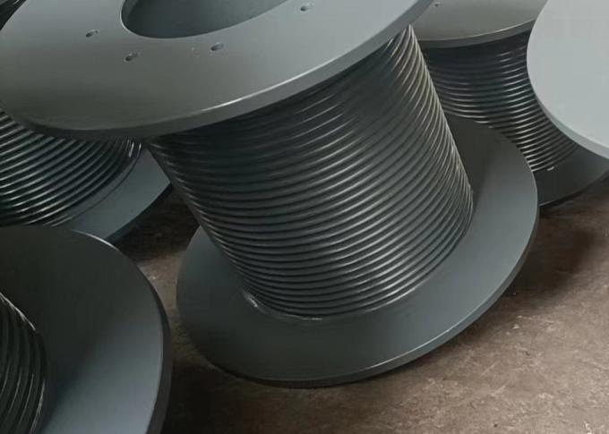 ทาวเวอร์เครนกว้านกลองพร้อม Lebus Grooving Cable Drum Spooling Wire Rope